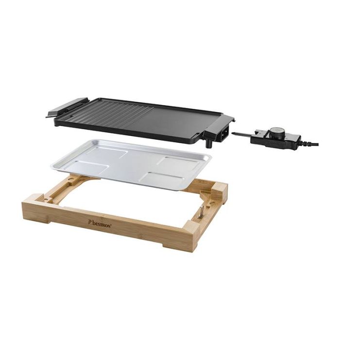 Plancha de asar BESTRON AG2000BB 37cm X 24,5cm | ELECTRO DEPOT
